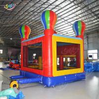 China Inflatable Bouncer Castle with Colorful Pillars and Front Step for Birthday Party Rental Events(YKB121) for sale
