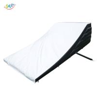 China Inflatable Slide Ramp with White Sliding Surface Black Side Walls for Outdoor Events and Party Rental(YKG310) for sale