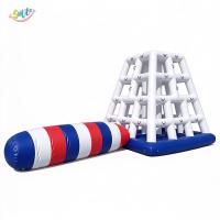 China Inflatable Water Climbing Tower and Inflatable Water Blob Water Park Obstacle Course for Pool Party Rental for sale