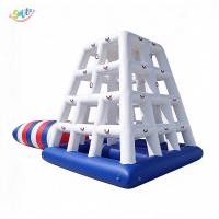 China Inflatable Water Climbing Tower and Inflatable Water Blob Water Park Obstacle Course for Pool Party Rental for sale