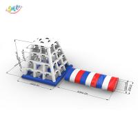 China Inflatable Water Climbing Tower and Inflatable Water Blob Water Park Obstacle Course for Pool Party Rental for sale