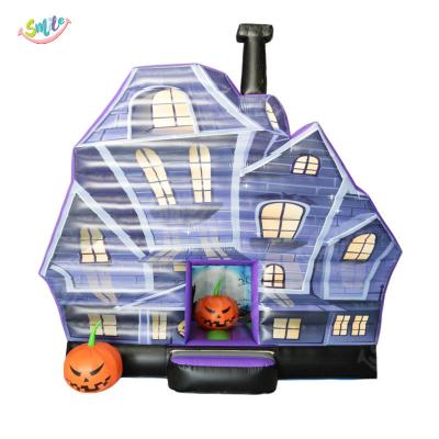 China Halloween Haunted House Inflatable Combo with Slide and Play Area for Party Rental Events（YKC236） for sale