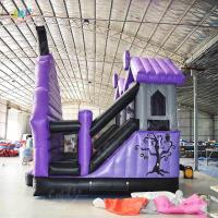 China Halloween Haunted House Inflatable Combo with Slide and Play Area for Party Rental Events（YKC236） for sale