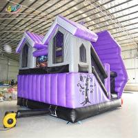 China Halloween Haunted House Inflatable Combo with Slide and Play Area for Party Rental Events（YKC236） for sale