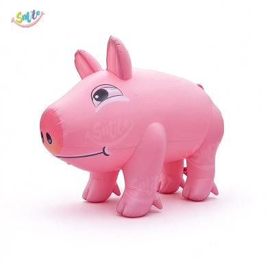 China Pink Inflatable Pig Mascot Character for Party Rental Event Decoration Outdoor Advertising Display for sale