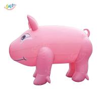 China Pink Inflatable Pig Mascot Character for Party Rental Event Decoration Outdoor Advertising Display for sale