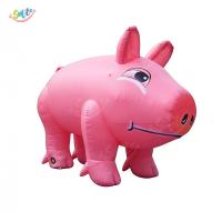 China Pink Inflatable Pig Mascot Character for Party Rental Event Decoration Outdoor Advertising Display for sale