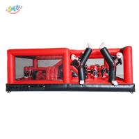 China Inflatable Taekwondo Kung Fu Obstacle Trampoline for Kids Party Rental Outdoor Events for sale