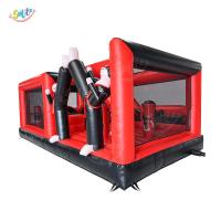 China Inflatable Taekwondo Kung Fu Obstacle Trampoline for Kids Party Rental Outdoor Events for sale