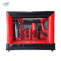 China Inflatable Taekwondo Kung Fu Obstacle Trampoline for Kids Party Rental Outdoor Events for sale