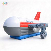 China Inflatable Airplane Slide with Dual Lanes for Indoor Playgrounds Outdoor Events and Party Rental Businesses for sale