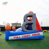 China Inflatable Basketball Game Arena with Double Hoops for Carnival Party Event Rental for sale