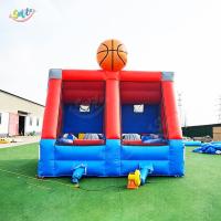 China Inflatable Basketball Game Arena with Double Hoops for Carnival Party Event Rental for sale
