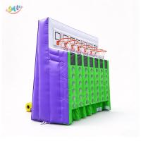 China Inflatable Basketball Toss Game Multi Hoop Challenge for Carnival Party Rental School Sports Event for sale