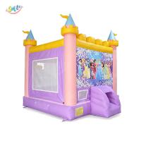 China Princess Theme Inflatable Bounce House with Slide for Girls Birthday Party Rental Family Entertainment(YKB132) for sale