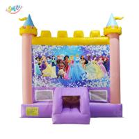 China Princess Theme Inflatable Bounce House with Slide for Girls Birthday Party Rental Family Entertainment(YKB132) for sale