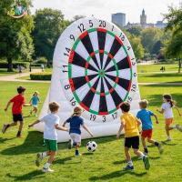 China Inflatable Football Dart Target Game for Outdoor Events Party Rentals Sports Activities and Family Entertainment for sale