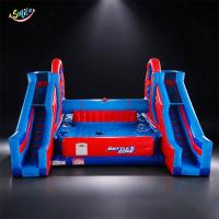 China Inflatable Gladiator Jousting Arena PVC Commercial Balance Challenge Game Outdoor Battle Bouncer for Event Party Rental for sale