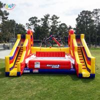 China Inflatable Gladiator Jousting Arena PVC Commercial Balance Challenge Game Outdoor Battle Bouncer for Event Party Rental for sale