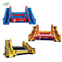 China Inflatable Gladiator Jousting Arena PVC Commercial Balance Challenge Game Outdoor Battle Bouncer for Event Party Rental for sale