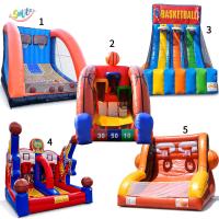 China Interactive Inflatable Basketball Challenge Game for Sports Events Festivals School Activities and Family Entertainment for sale