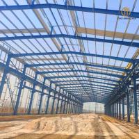 China Prefab Steel Warehouse Building - 50 Year Lifespan, 25-60 Day Delivery, Customizable Light Steel Structure for sale