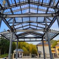 China Steel Frame Prefabricated Warehouse Structure - 50 Year Lifespan, 25-60 Day Delivery, S355/Q235/Q345 Steel for sale