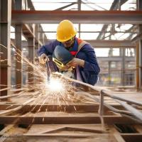 China Prefab Steel Structure Warehouse Building - 50 Year Lifespan with 25-60 Day Delivery | S355/Q235/Q345 Steel for sale