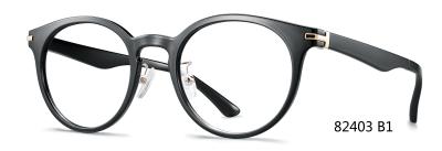 China Plastic Flexible Glasses Frames Men Women Myopia Round Eye Frames for sale
