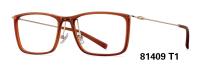 China Plastic Light Style Full Rim Eyeglass Frames Metal Temple Square for sale