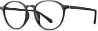 China Antiskid Plastic Eyeglass Frames Silicone Temple Round Eye Lens for sale