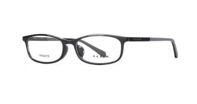 China Oval Flexible Parim Eyeglasses Frames Antiskid With Silicone Temple for sale
