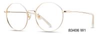 China Round Men Women Parim Eyeglasses Frames Big Eye Fashionable Metal Myopic Frames for sale