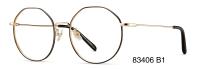 China Round Men Women Parim Eyeglasses Frames Big Eye Fashionable Metal Myopic Frames for sale