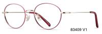 China Women Flexible Eyeglass Frames Retro Round Glasses Metal Optical Frames for sale