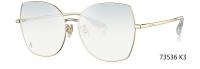 China PARIM Quality PA UV400 Protection Mirror Lenses Fullrim Metal Alloy Women Cat Eye Sunglasses #73536 K1/K2/K3 for sale