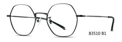 China PARIM Hexagonal Polygon Fashionable Alloy Metal Optical Glasses Frame Eyegalsses #83510 B1/K1/N1 for sale