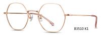 China PARIM Hexagonal Polygon Fashionable Alloy Metal Optical Glasses Frame Eyegalsses #83510 B1/K1/N1 for sale