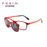China Ultra Lightweight Clip On Eyeglasses TR Optical Colorful Adult Yellow Red for sale