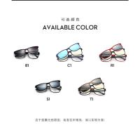 China Adult Blue Red Black Polarized Clip On Sunglasses , Clip On Eyewear Men Unisex for sale