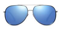 China Anti Glare Metal Frame Polarized Sunglasses Size With 145MM Temple Length for sale