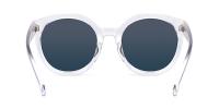 China HD Visual Womens Polarized Sunglasses Unisex Black Blue Brown White Plastic for sale