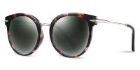 China Fashionable Ladies Polarized Sunglasses Eyeglasses Black Blue Green Lens Durable for sale