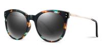 China Plastic Metal PEI Sunglasses Ladies Grey Lens Ultra Light Durable Lens Width 55MM for sale