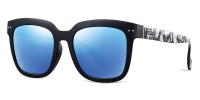China Men Women PEI Sunglasses Unisex Grey Blue Lens Ultra Light Eyeglass Frames for sale