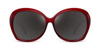 China Durable Plastic Polarized Sunglasses Light Weight omen Black Red Frames for sale