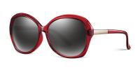 China Durable Plastic Polarized Sunglasses Light Weight omen Black Red Frames for sale