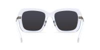 China TAC Polaroid Sunglasses Women , White Frame Sunglasses Black Metal Temples for sale