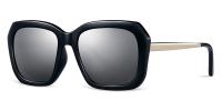 China TAC Polaroid Sunglasses Women , White Frame Sunglasses Black Metal Temples for sale