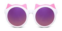 China Kids Girl PEI Sunglasses TAC Polarized Len Ultra Lightweight Black White Pink Plastic Frames for sale